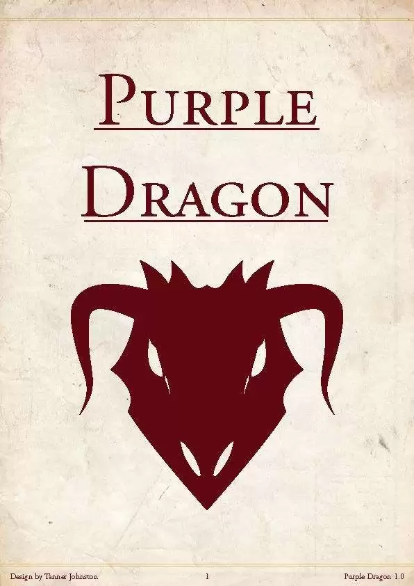 The Purple Dragon - Dungeon Masters Guild | DriveThruRPG