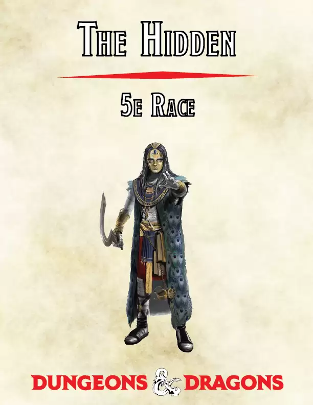The Hidden, 5e Race - Dungeon Masters Guild | DriveThruRPG