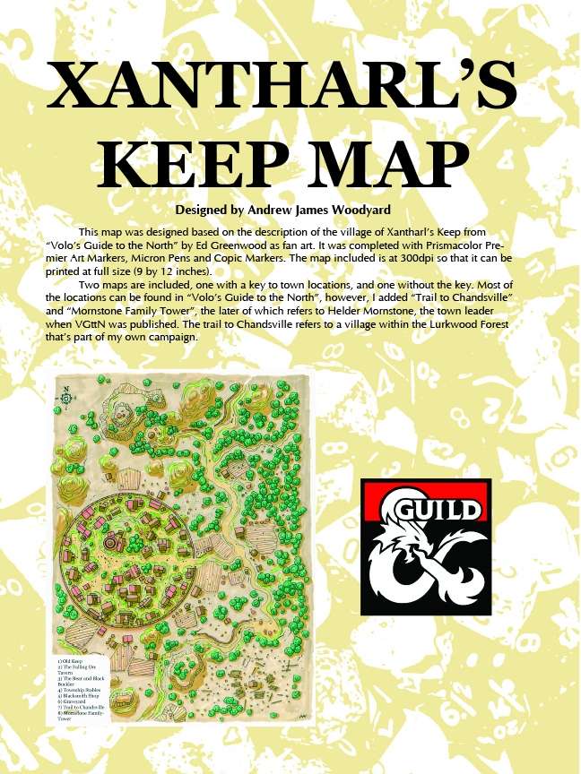 Xantharl's Keep Maps - Dungeon Masters Guild | DriveThruRPG