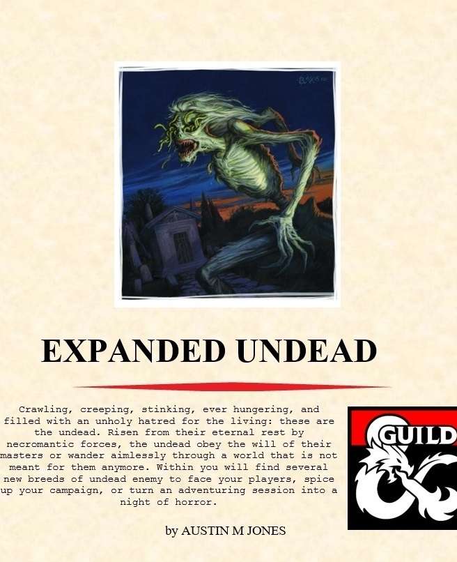 Expanded Undead - Dungeon Masters Guild | DriveThruRPG