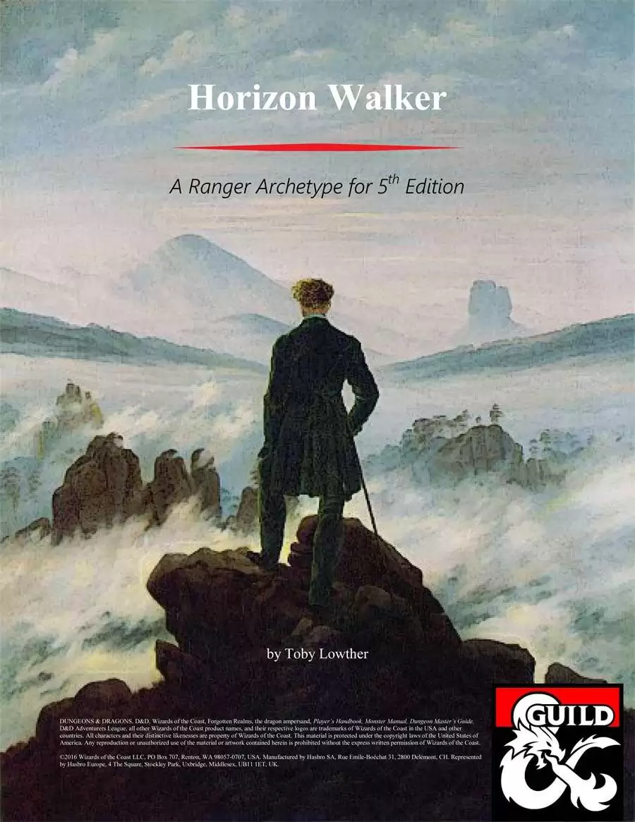 Horizon Walker - Ranger Archetype Option - Dungeon Masters Guild ...