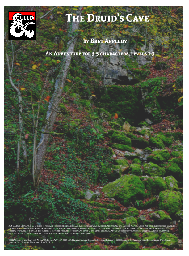 The Druid's Cave - Dungeon Masters Guild | DriveThruRPG
