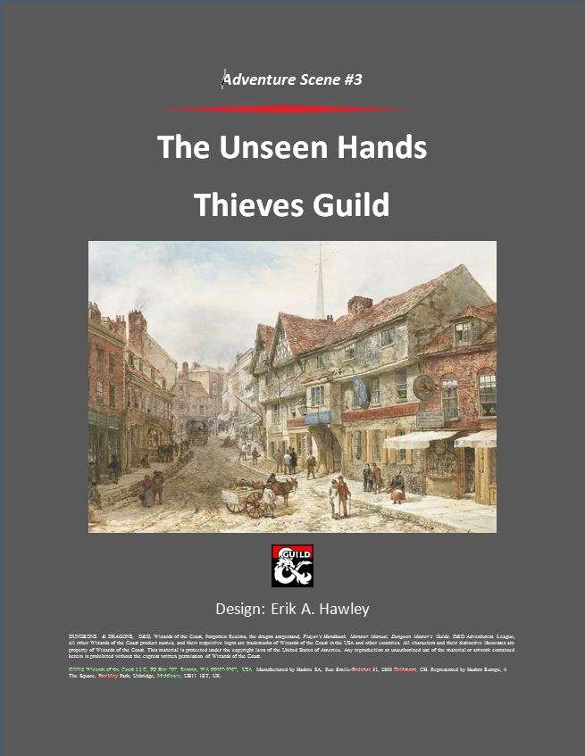 The Unseen Hands Thieves Guild - Dungeon Masters Guild | DriveThruRPG