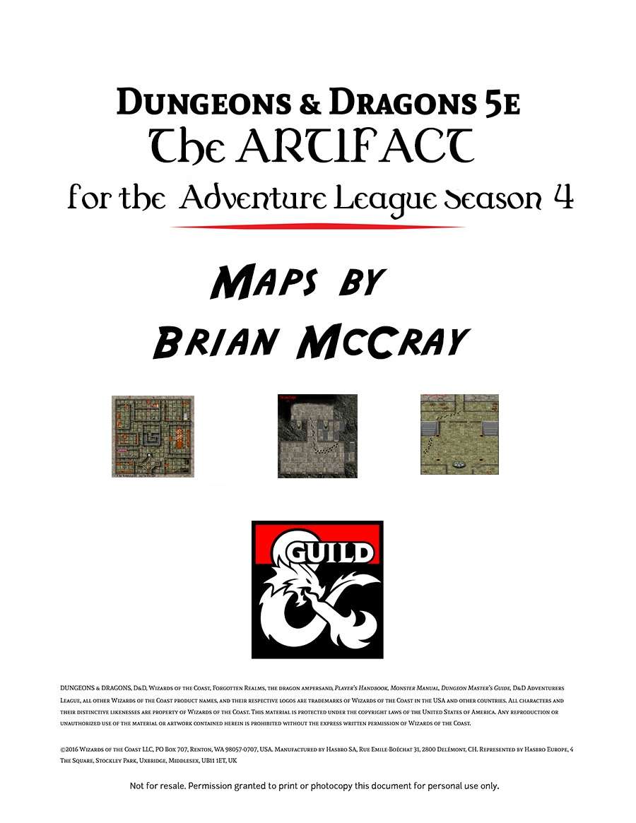 HD Color Maps for The Artifact Season 4 - Dungeon Masters Guild ...