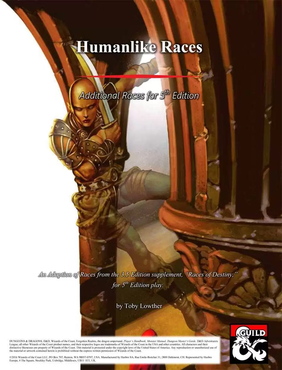 Humanlike Races - Dungeon Masters Guild | DriveThruRPG