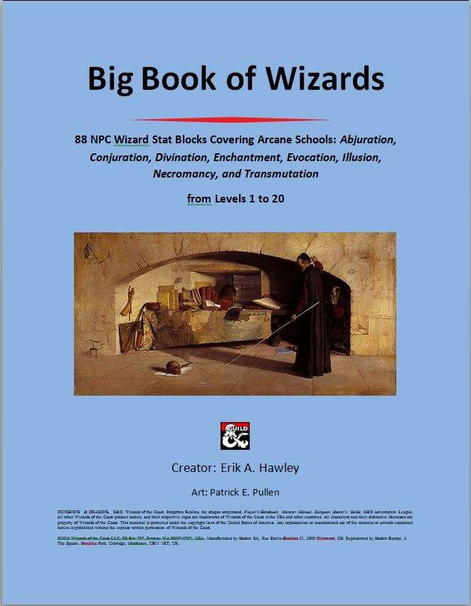 Big Book of Wizards - Dungeon Masters Guild | DriveThruRPG