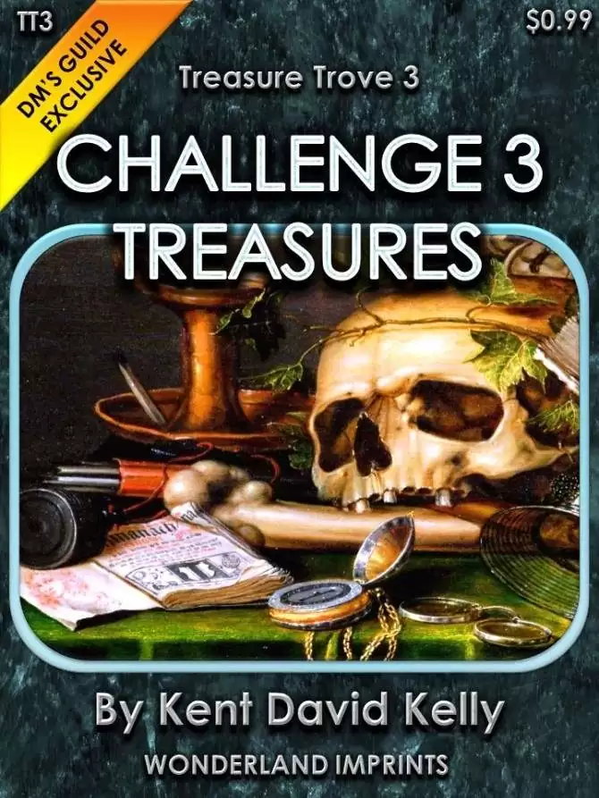 Treasure Trove 3 - Challenge 3 Treasures - Dungeon Masters Guild ...