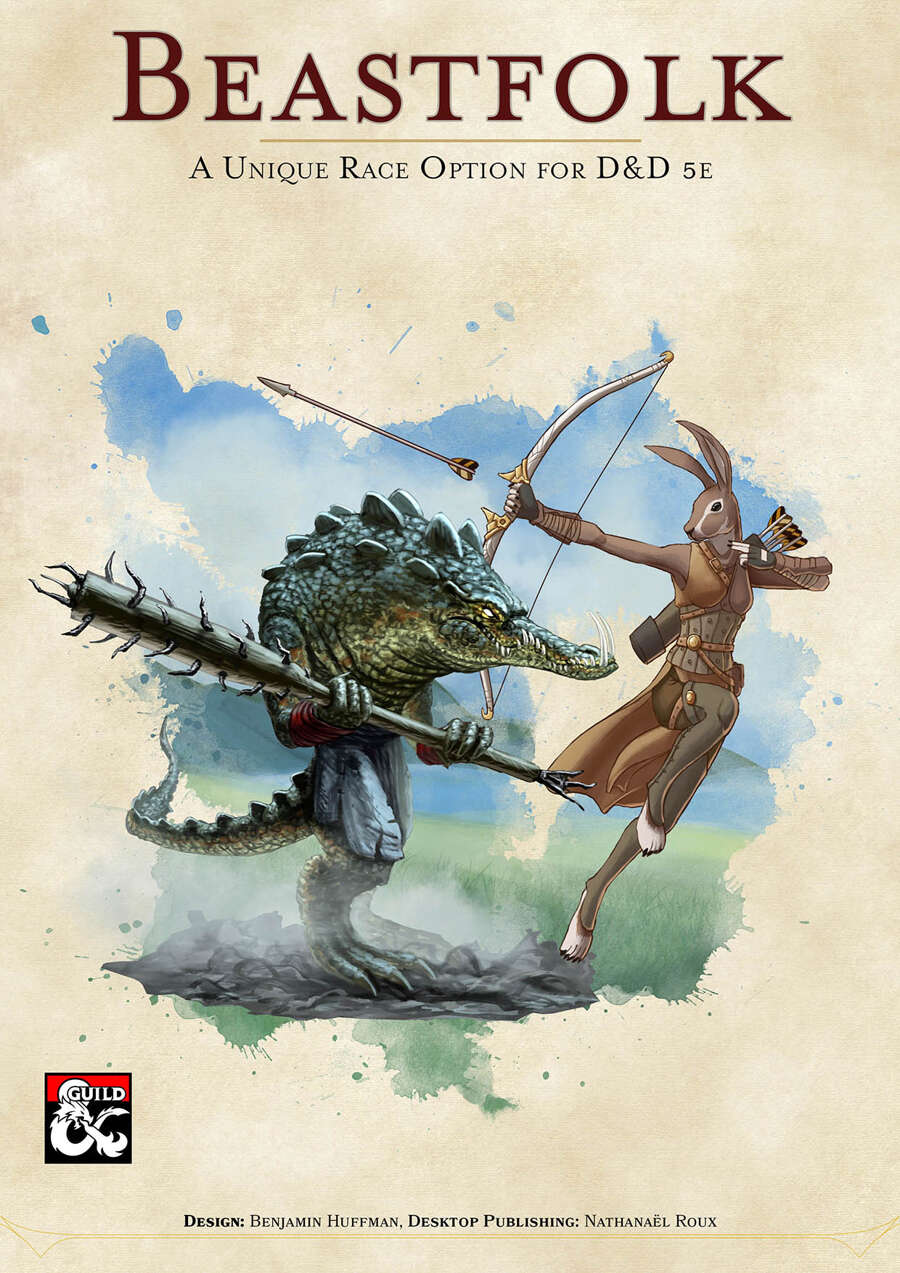 Beastfolk, an Original Race for D&D 5e - Dungeon Masters Guild ...
