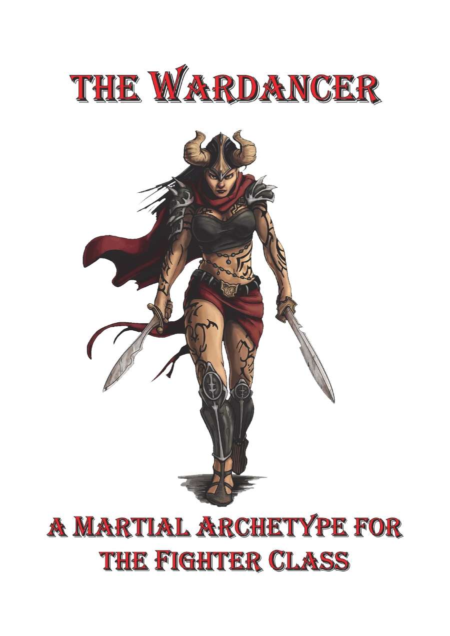 The Wardancer - Martial Archetype for Fighters - Dungeon Masters Guild ...