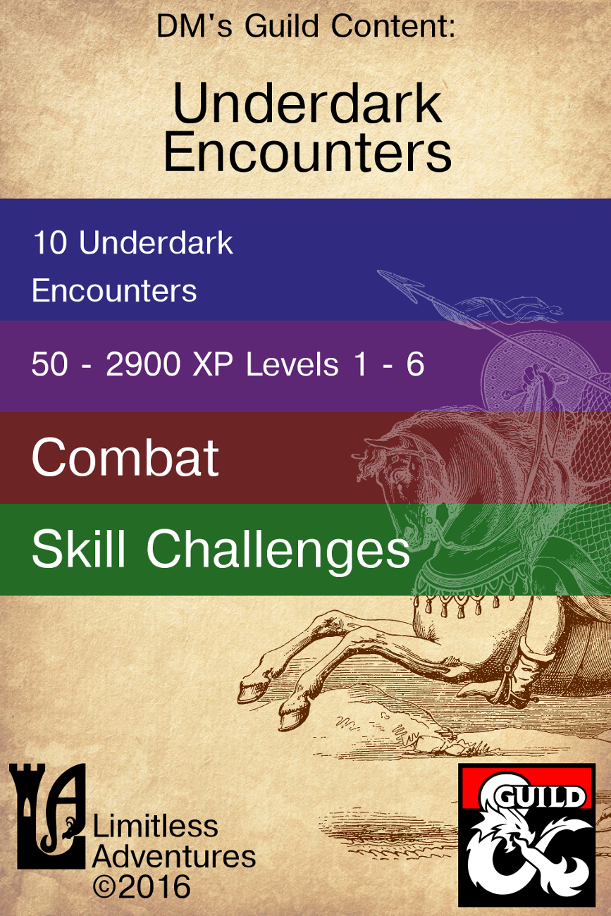 Underdark Encounters - Dungeon Masters Guild | DriveThruRPG