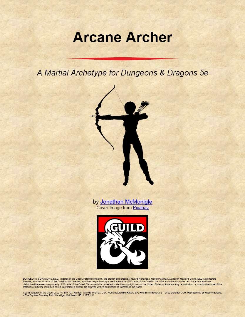Arcane Archer - Dungeon Masters Guild | DriveThruRPG