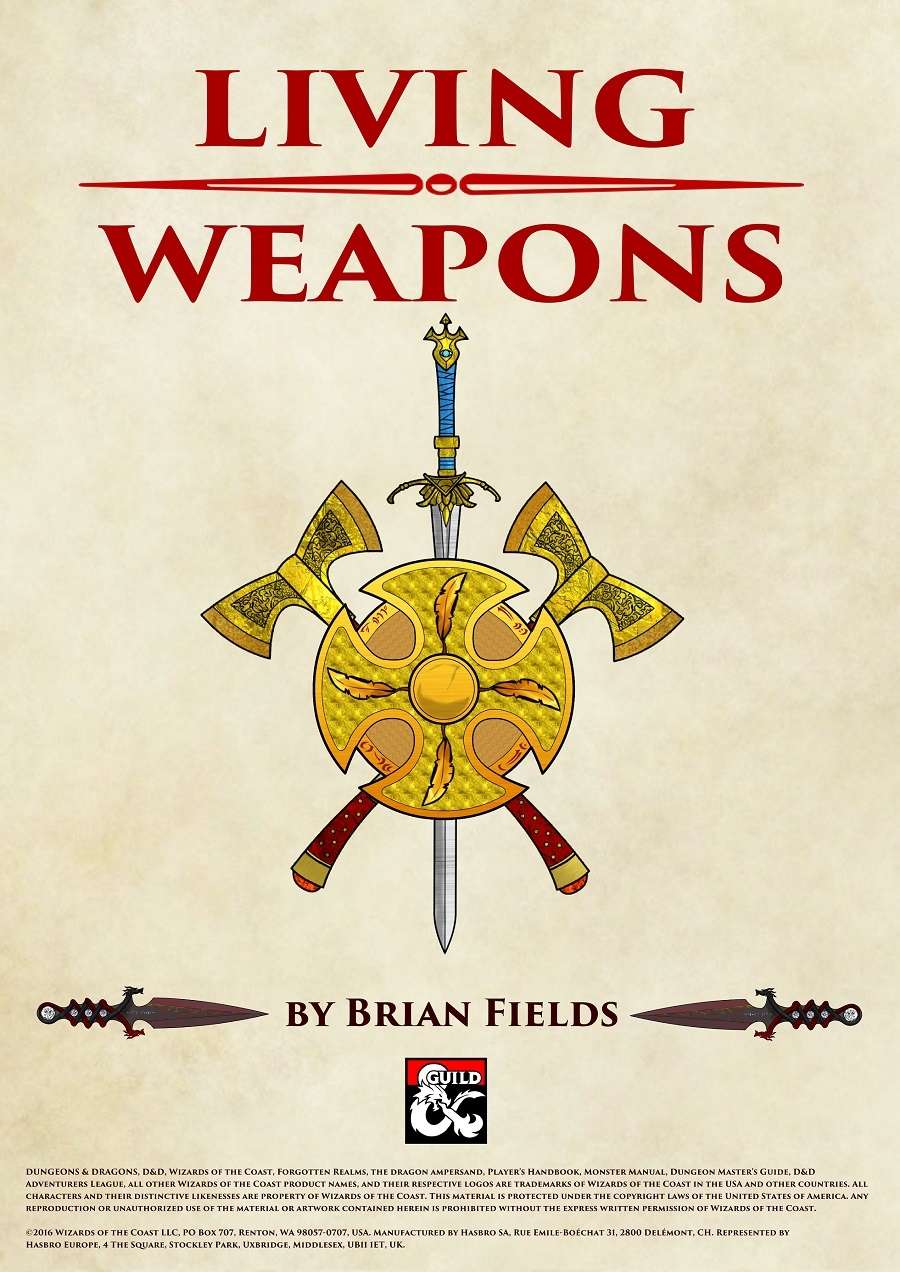 Living Weapons - Dungeon Masters Guild | DriveThruRPG