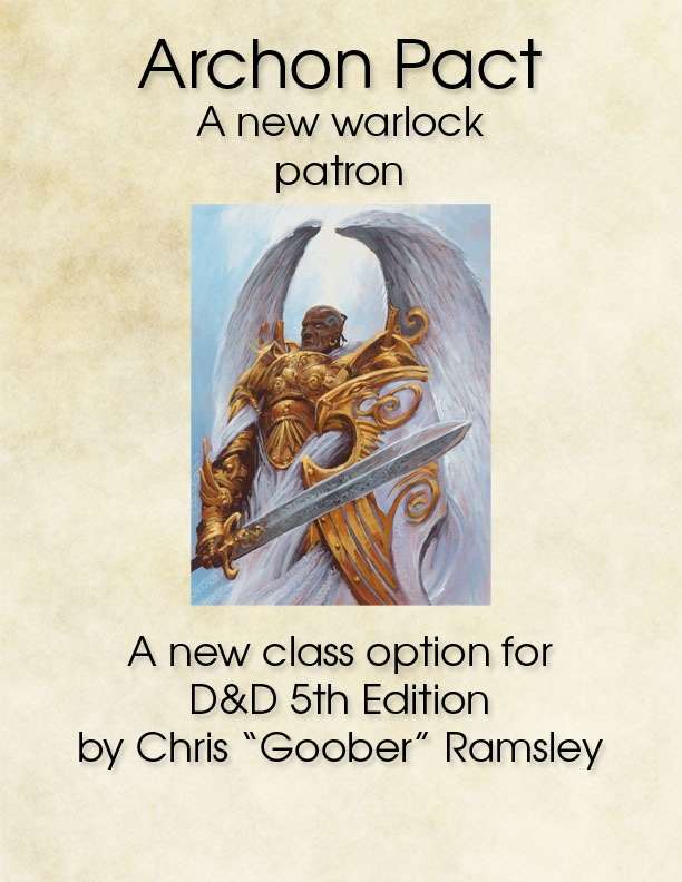 Warlock Patron: Archon Pact - Dungeon Masters Guild | DriveThruRPG