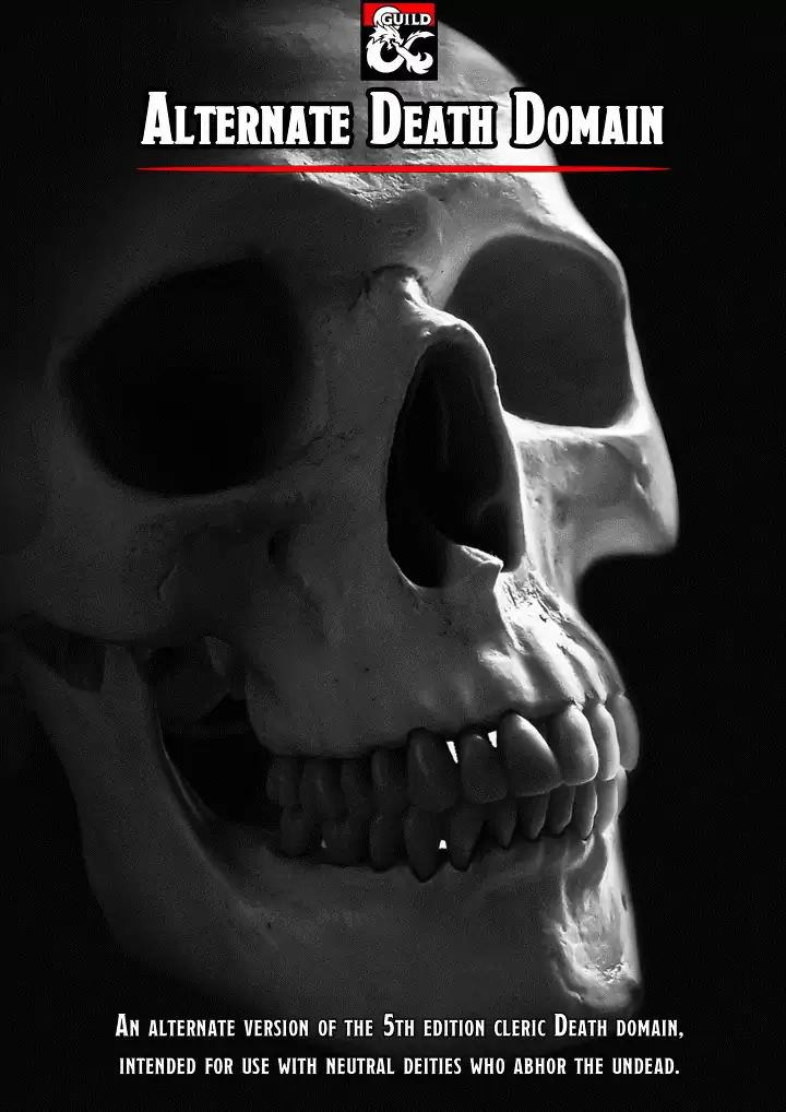 Alternate Death Domain for 5e Clerics - Dungeon Masters Guild ...