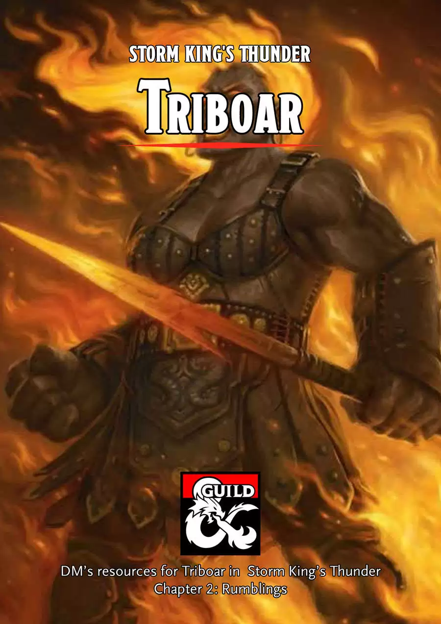 Triboar - a Storm King's Thunder DM's resource - Dungeon Masters Guild ...