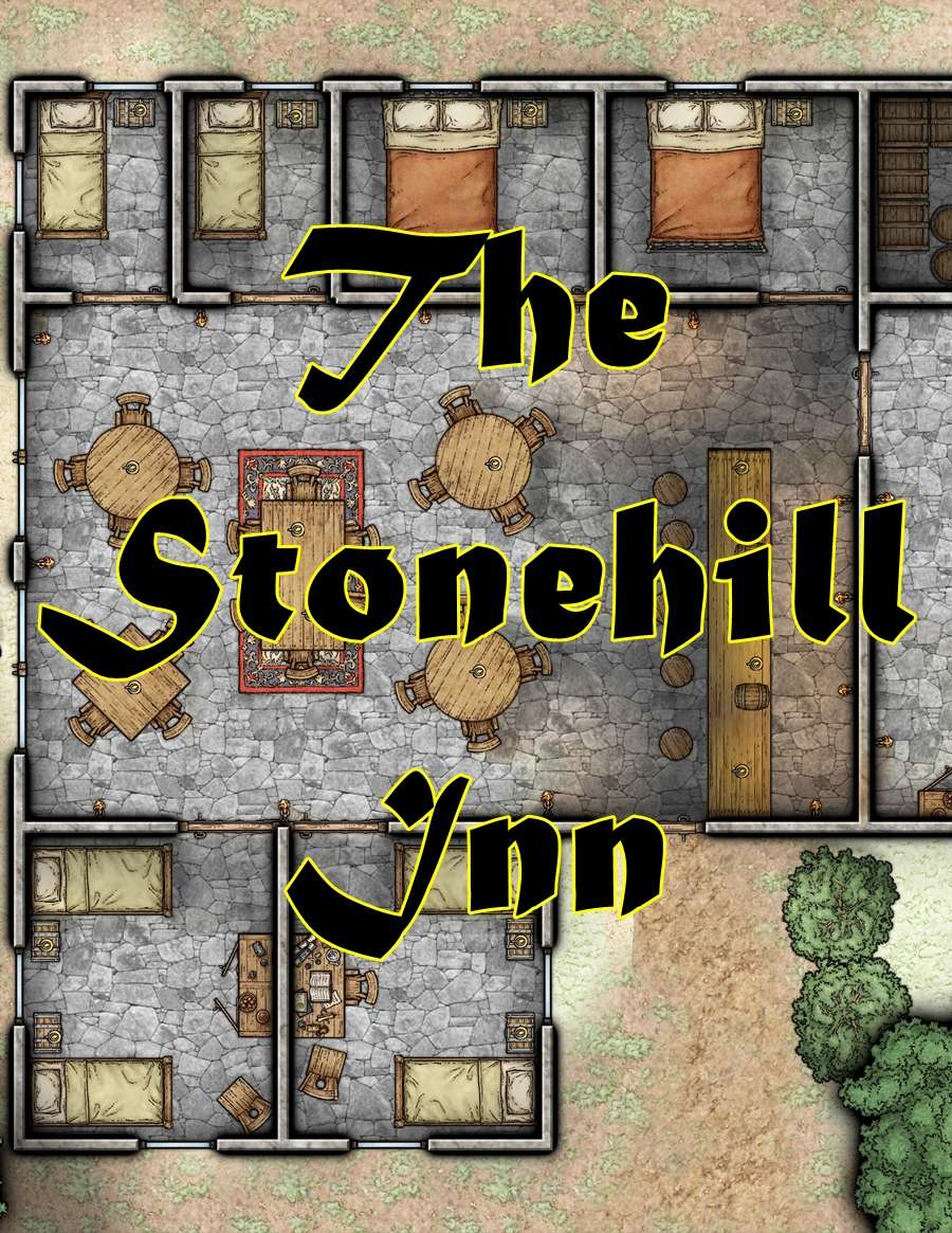 Map of the Stonehill Inn - Dungeon Masters Guild | DriveThruRPG