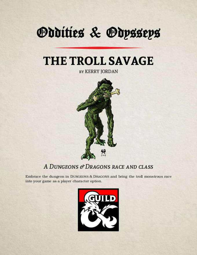 Oddities & Odysseys: The Troll Savage - Dungeon Masters Guild ...