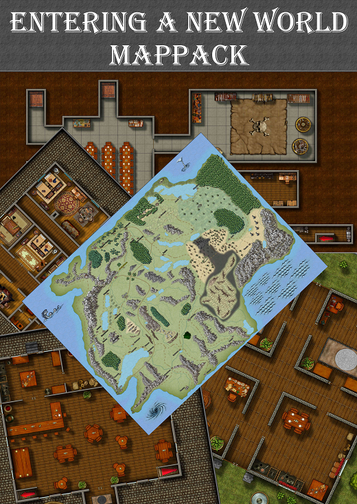 Map Pack "Entering a New World" - Dungeon Masters Guild | DriveThruRPG