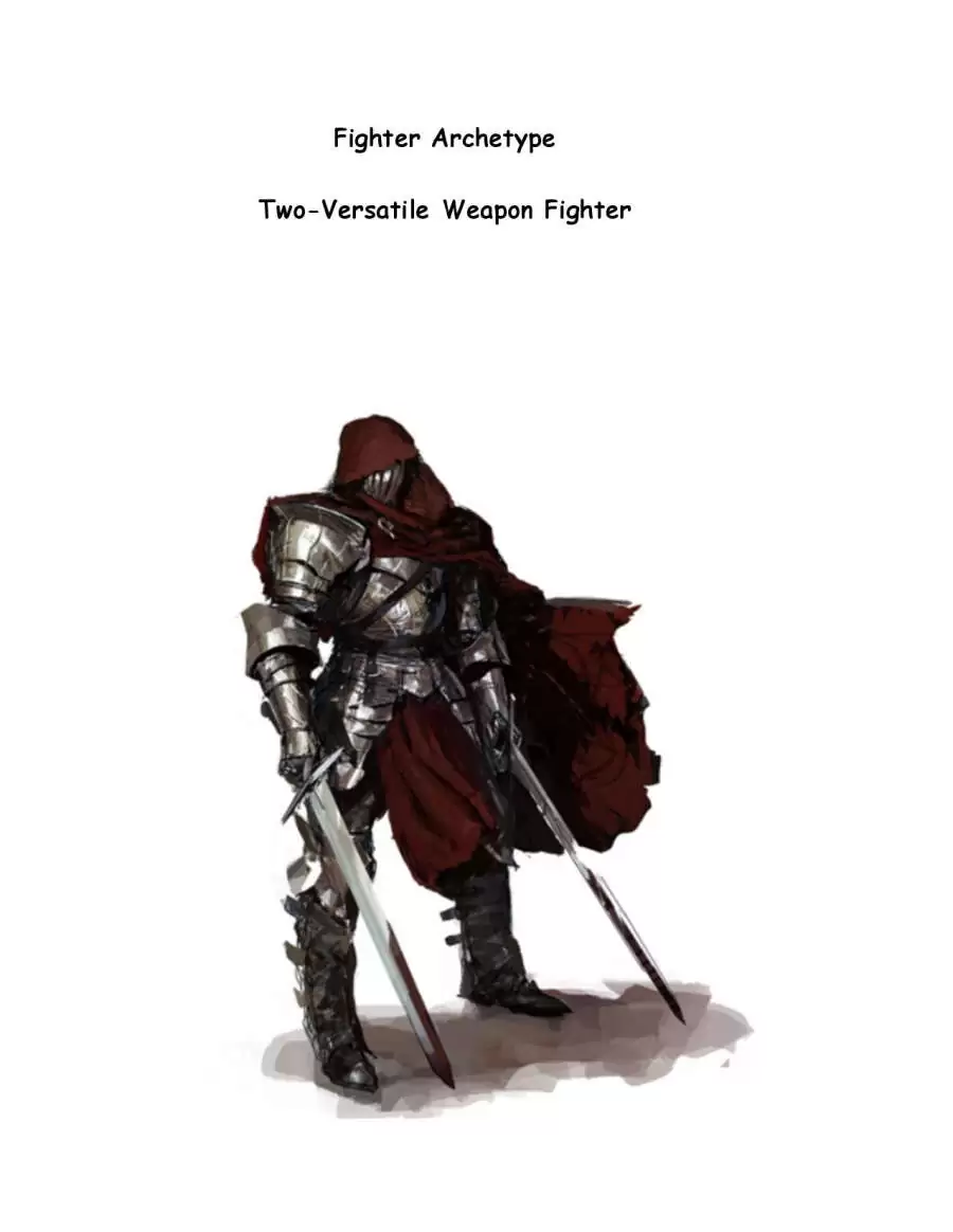 Two-Versatile Weapon Fighter - Dungeon Masters Guild | DriveThruRPG