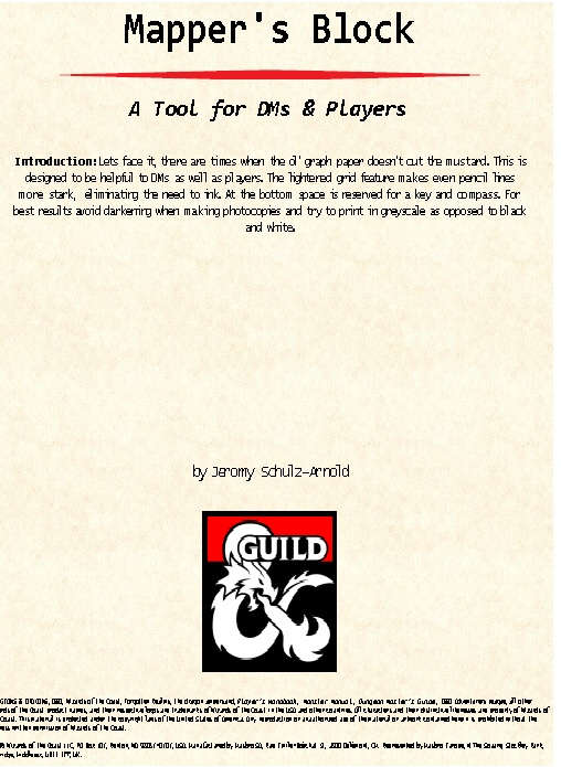 Mapper's Block - Dungeon Masters Guild | DriveThruRPG