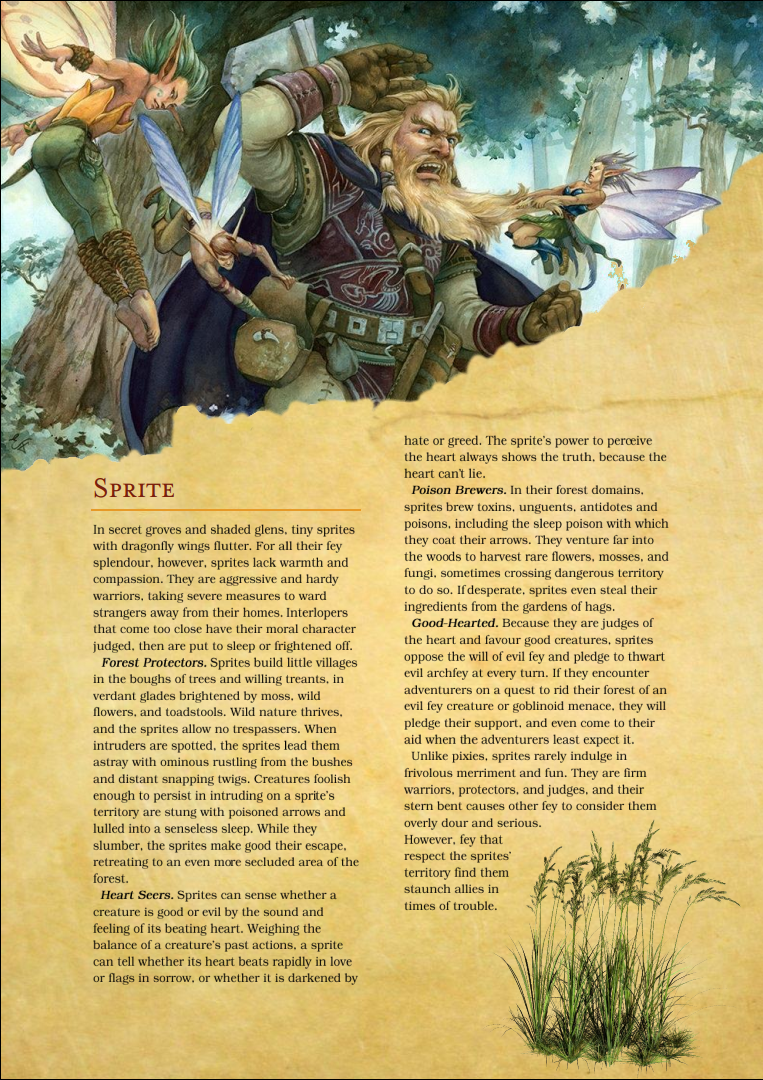 Sprite Race - Dungeon Masters Guild | DriveThruRPG