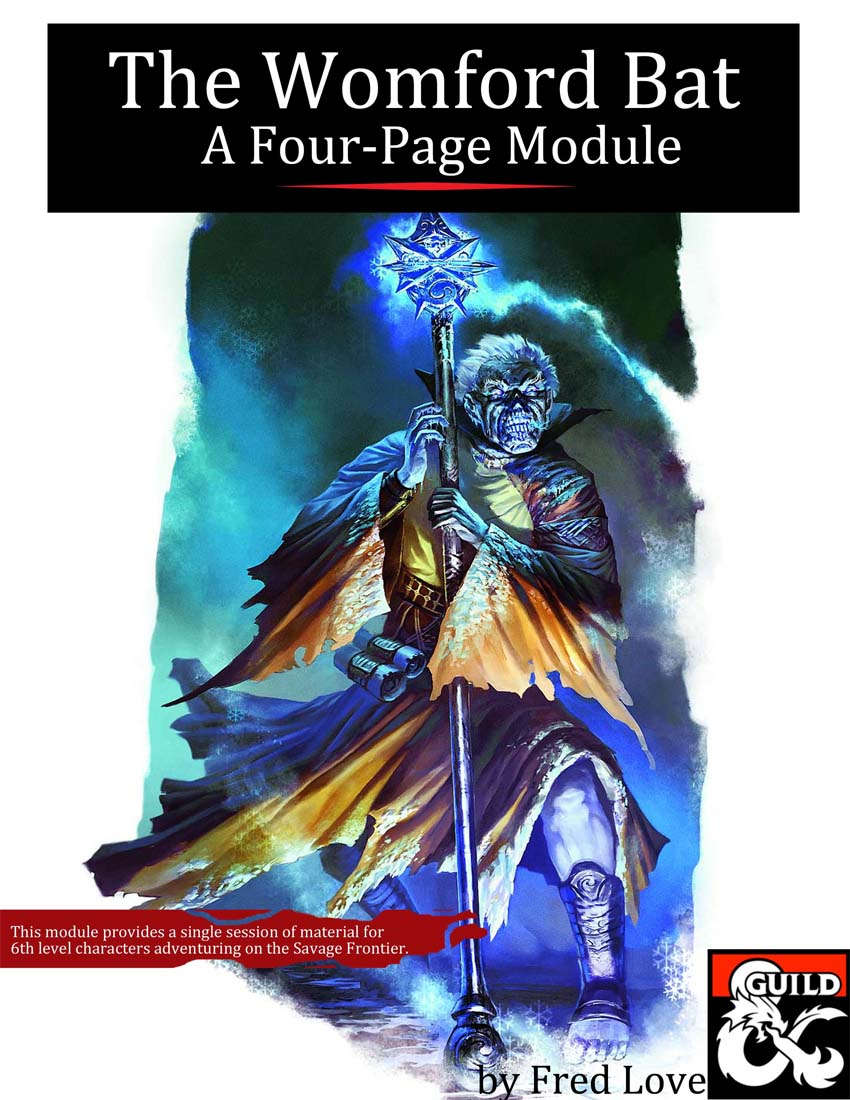 The Womford Bat: A Four-Page Module - Dungeon Masters Guild | DriveThruRPG