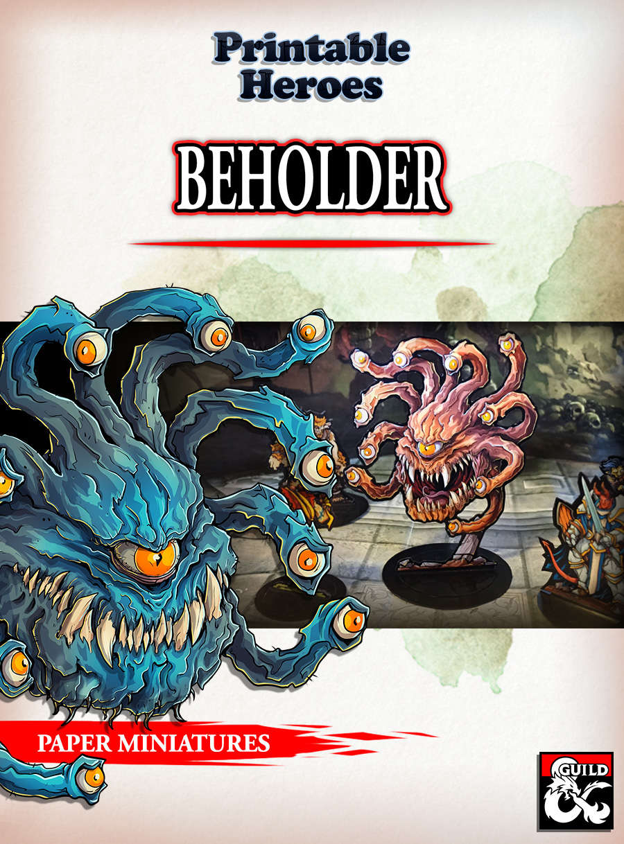 Beholder Paper Miniature - Dungeon Masters Guild | DriveThruRPG