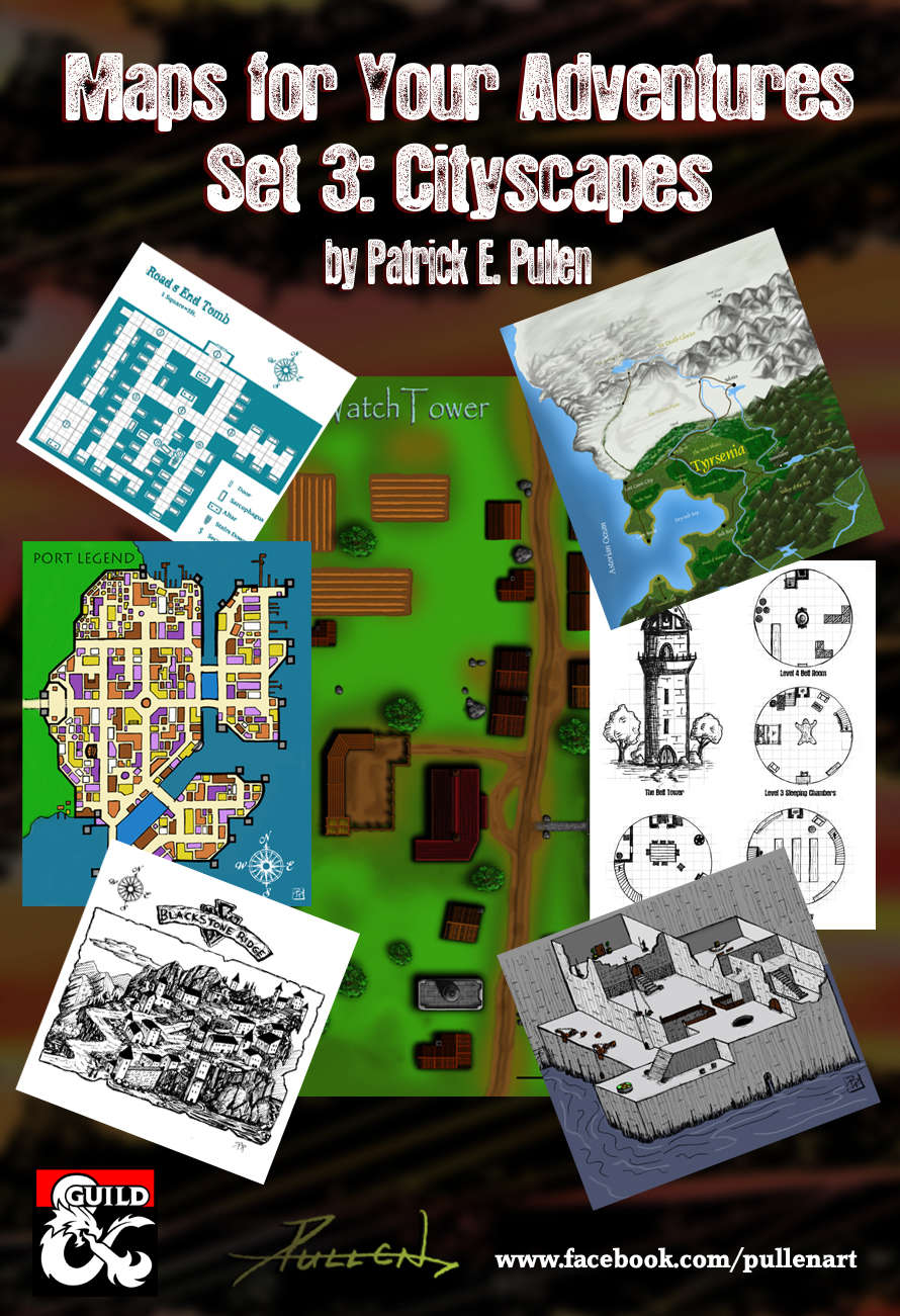 Maps for your Adventures Set 3: Cityscapes - Dungeon Masters Guild ...
