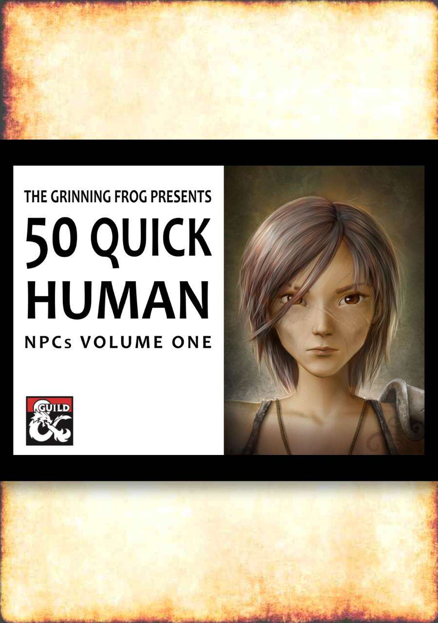 50 Quick Human NPCs - Dungeon Masters Guild | DriveThruRPG
