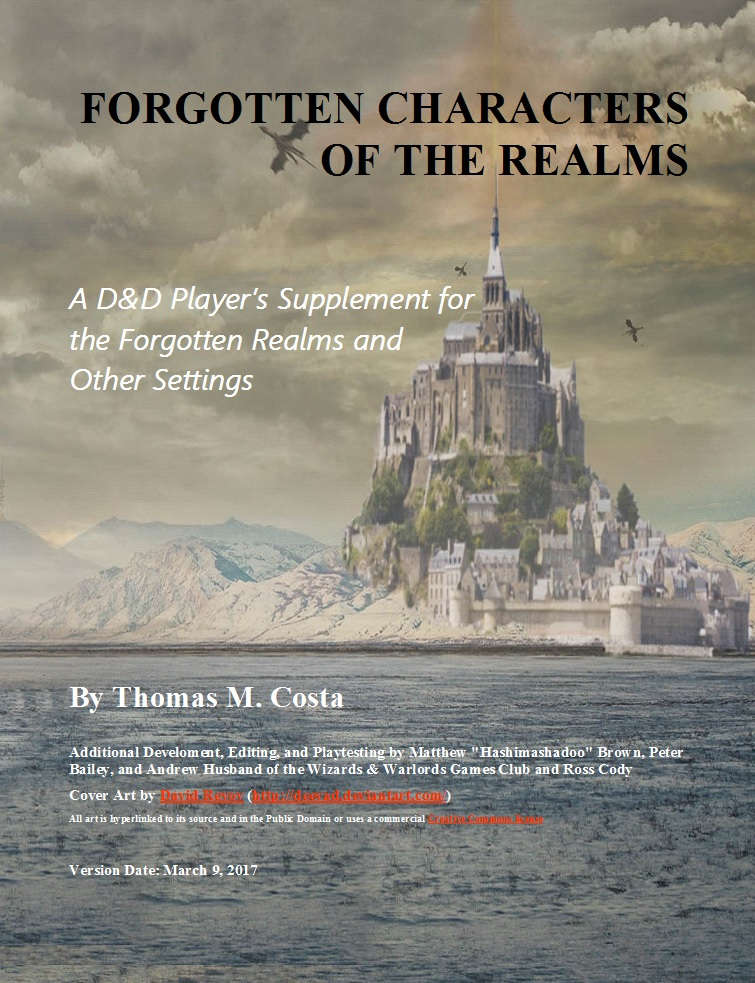 Forgotten Characters of the Realms - Dungeon Masters Guild | DriveThruRPG