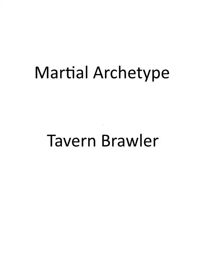 Martial Archetype: Tavern Brawler - Dungeon Masters Guild | DriveThruRPG