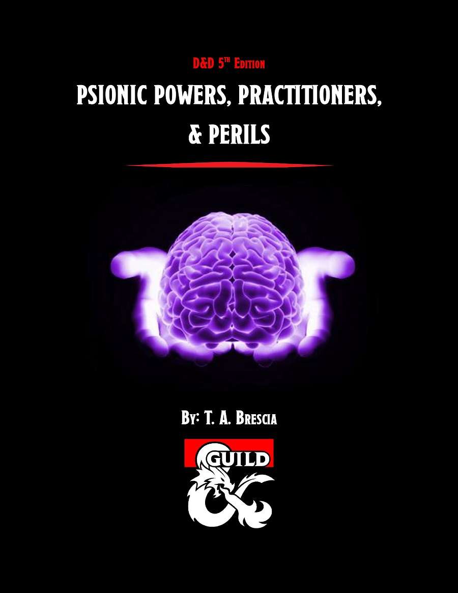 Psionic Powers, Practitioners, & Perils (5e) - Dungeon Masters Guild ...