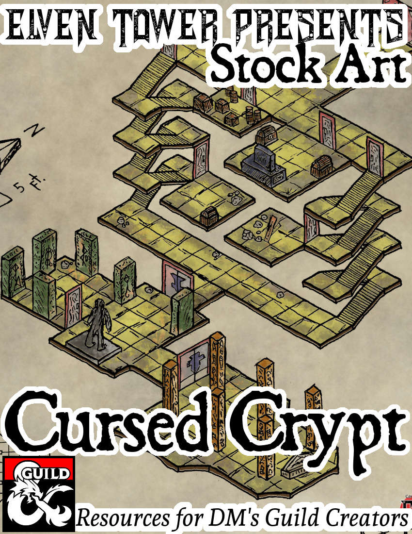 Cursed Crypt - Stock Art - Dungeon Masters Guild | DriveThruRPG