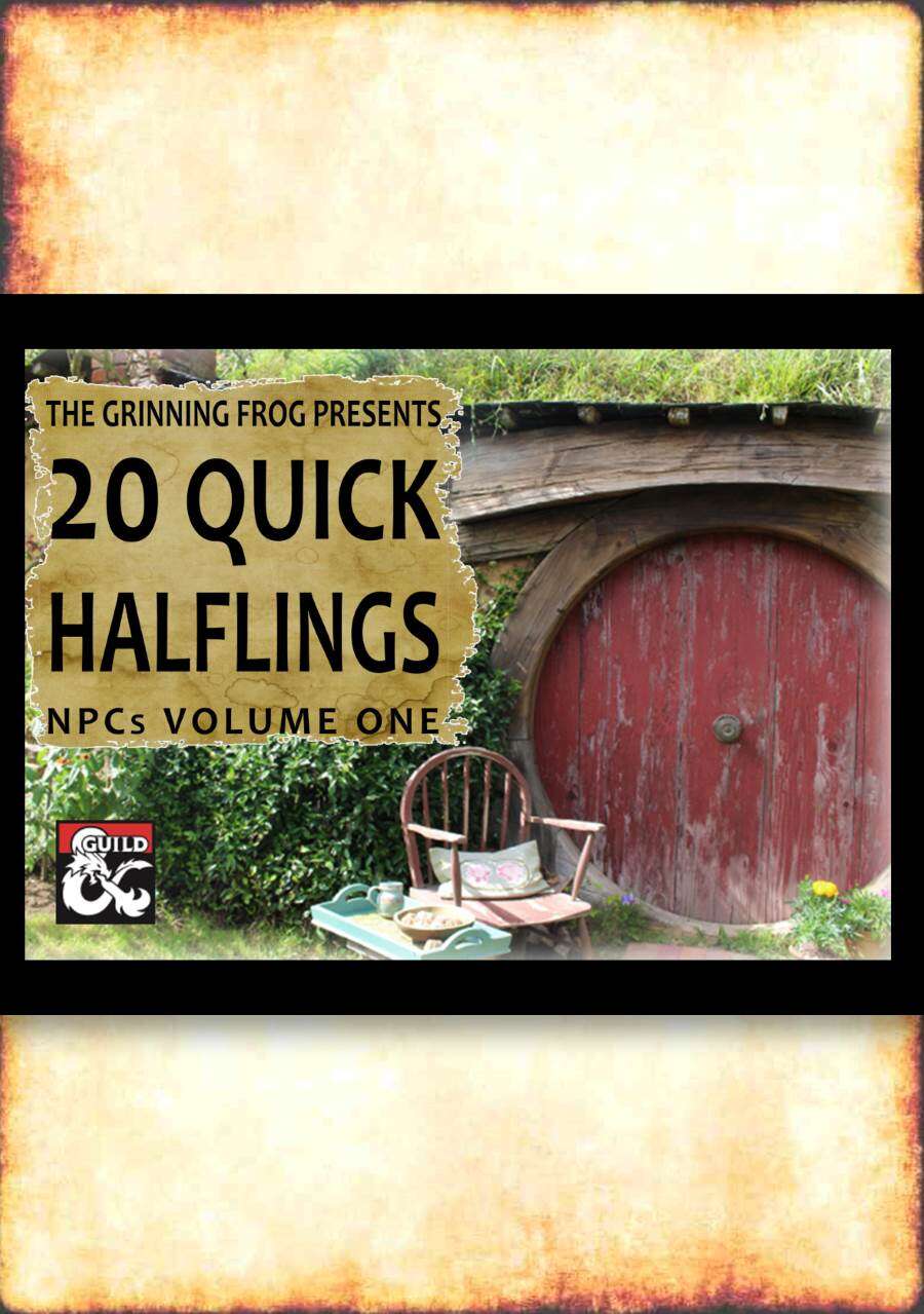 20 Quick Halfling NPCs - Dungeon Masters Guild | DriveThruRPG