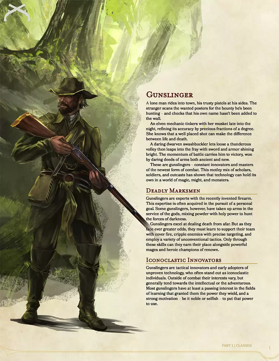 Gunslinger Class - Dungeon Masters Guild | DriveThruRPG