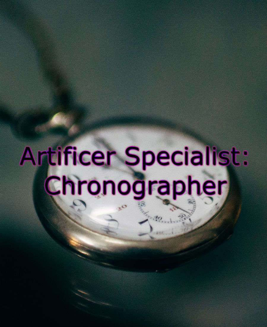 Artificer Specialist Chronographer - Dungeon Masters Guild | DriveThruRPG