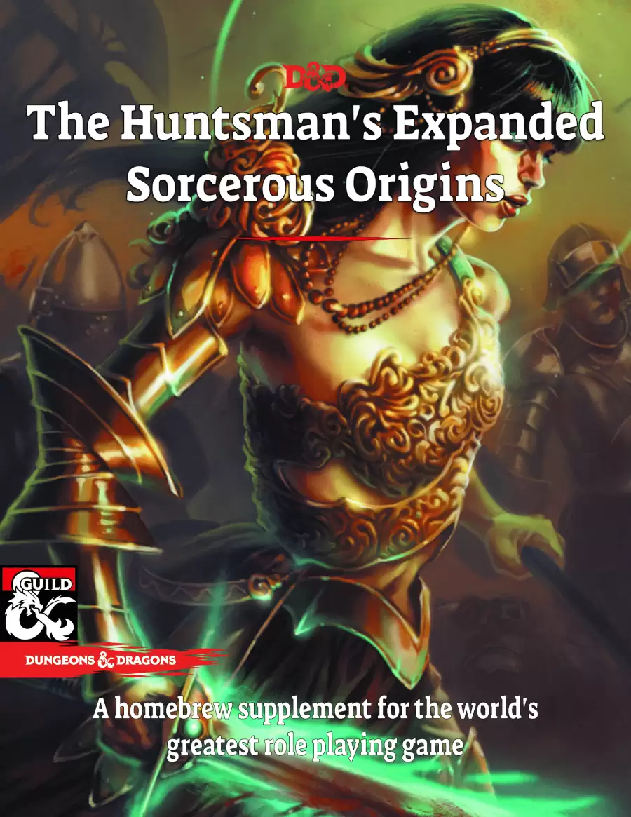 The Huntsman's Expanded Sorcerer Sorcerous Origins - Dungeon Masters Guild | DriveThruRPG