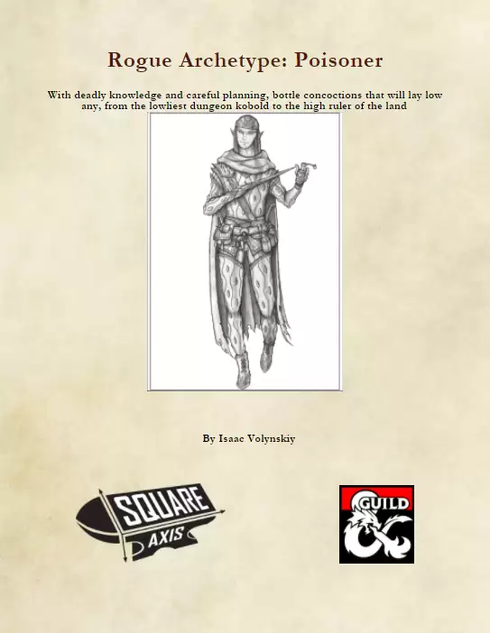 Rogue Archetype: Poisoner - Dungeon Masters Guild | DriveThruRPG