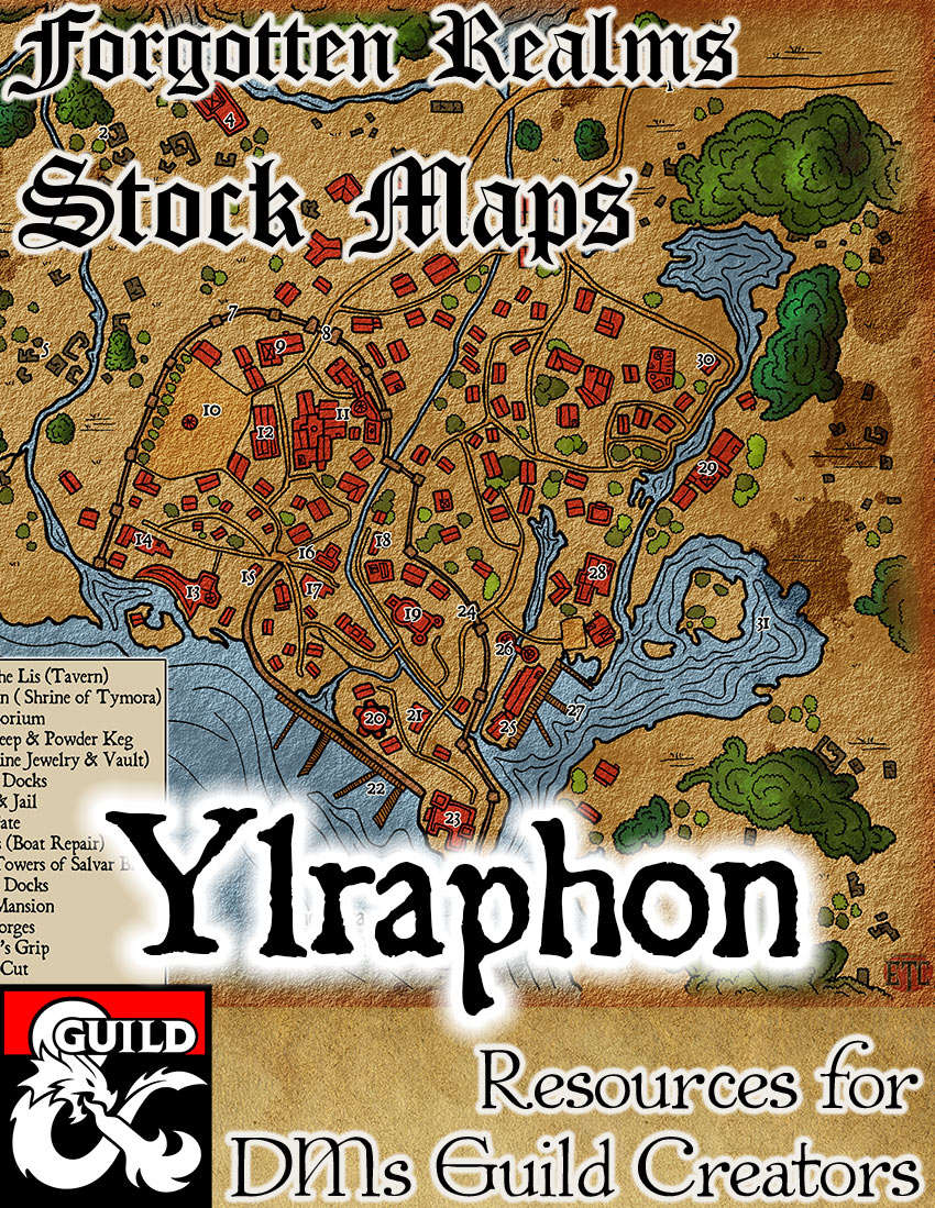 Ylraphon - Forgotten Realms Stock Maps - Dungeon Masters Guild ...
