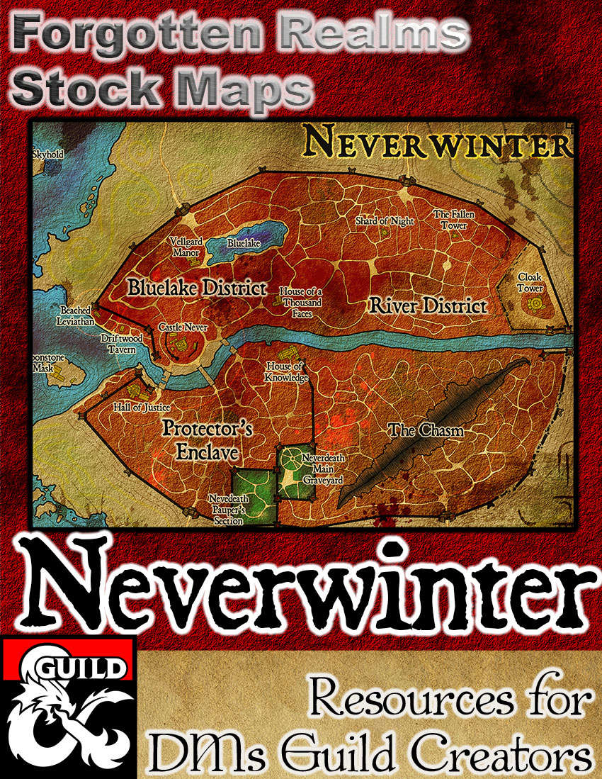 Neverwinter - Forgotten Realms Stock Maps - Dungeon Masters Guild | DriveThruRPG