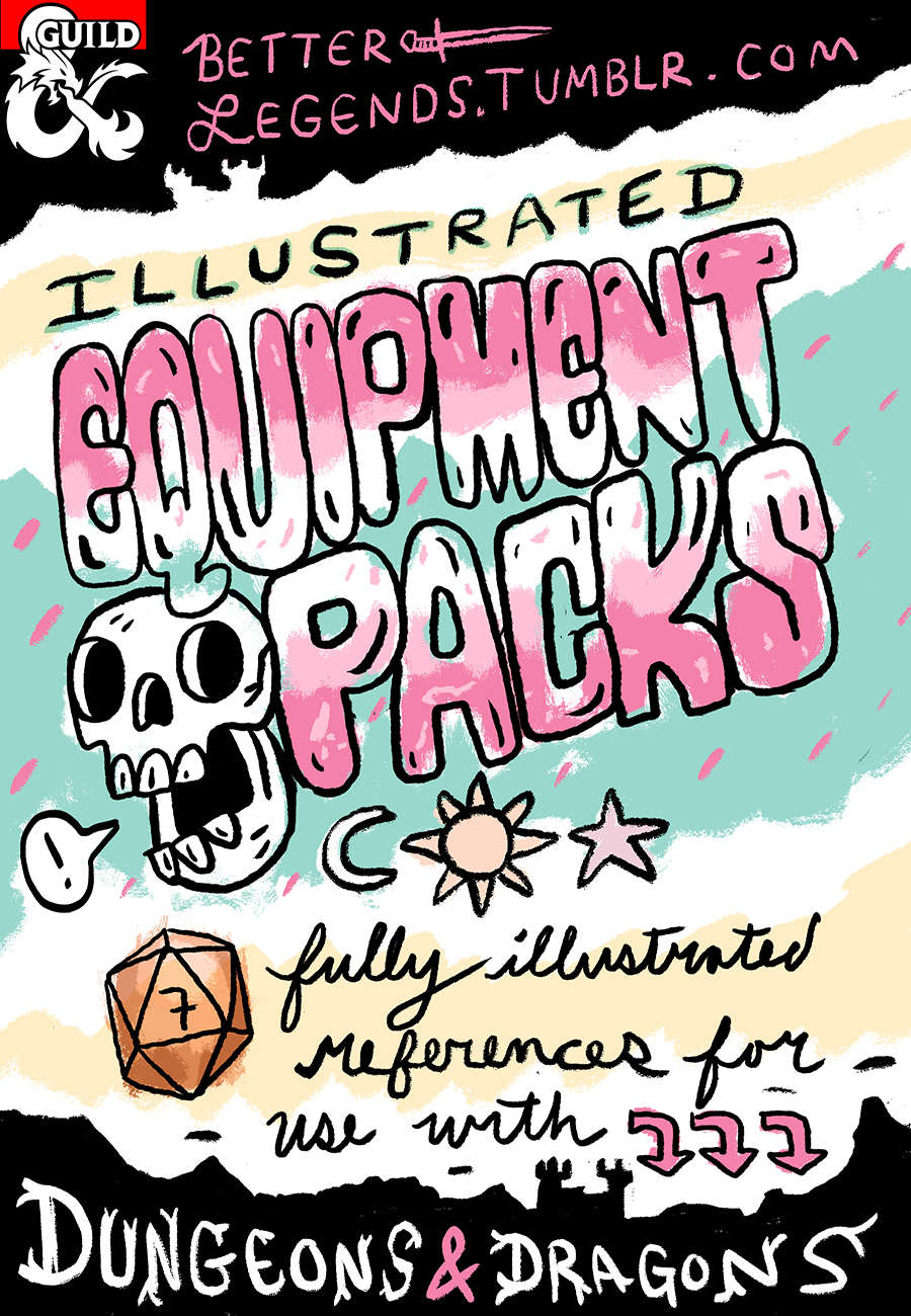 Better Legends Illustrated Equipment Packs - Dungeon Masters Guild ...
