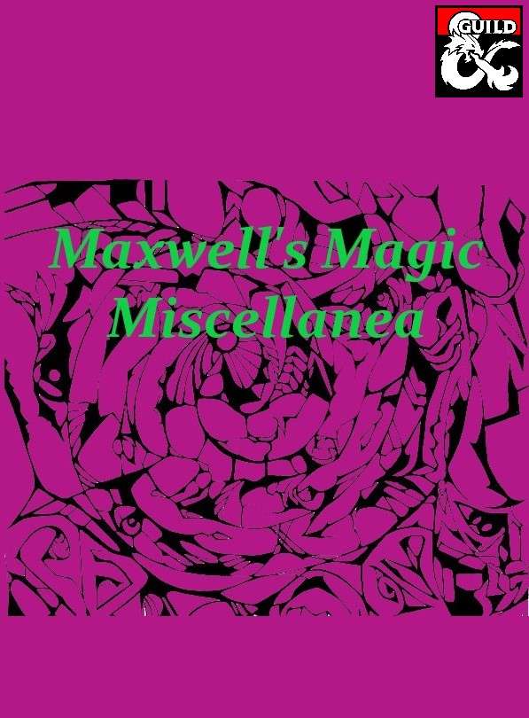 Maxwell's Magic Miscellanea - Dungeon Masters Guild | DriveThruRPG