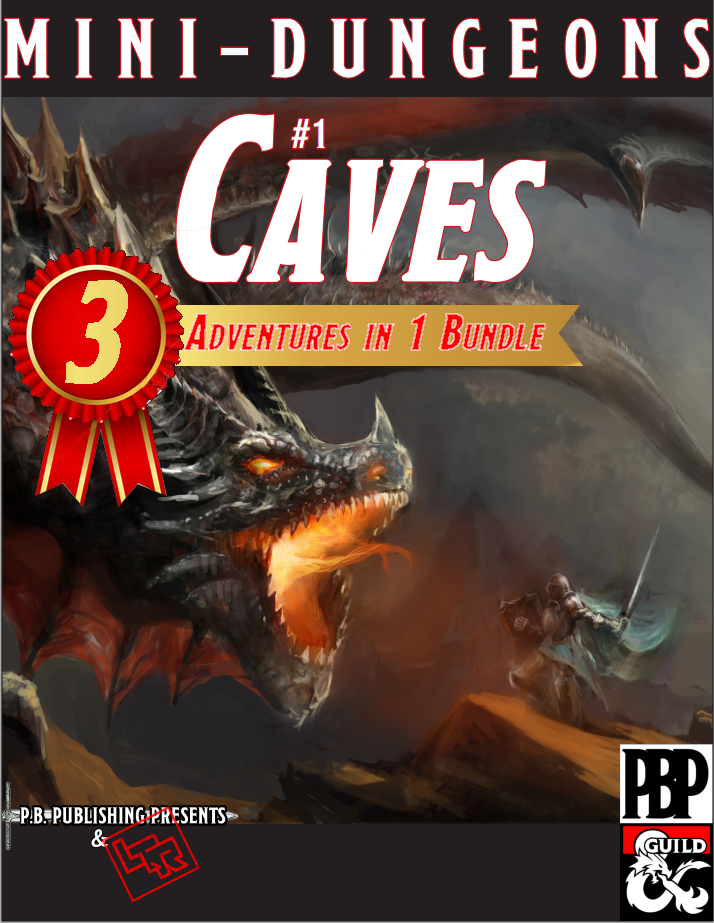 Mini-Dungeons 1: CAVES (3-in-1 adventure bundle) - Dungeon Masters ...