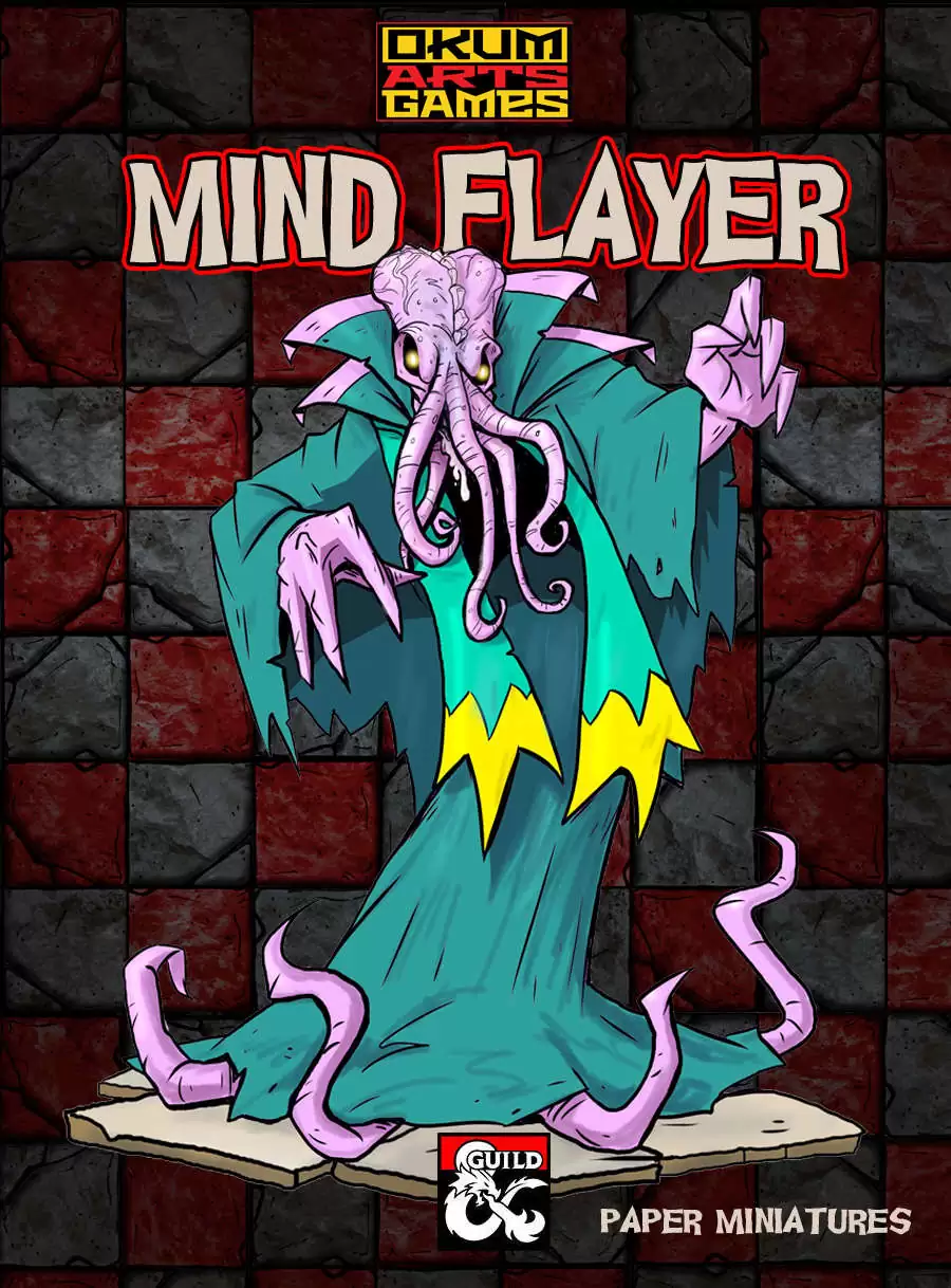 Mind Flayer Paper Miniatures - Dungeon Masters Guild | DriveThruRPG