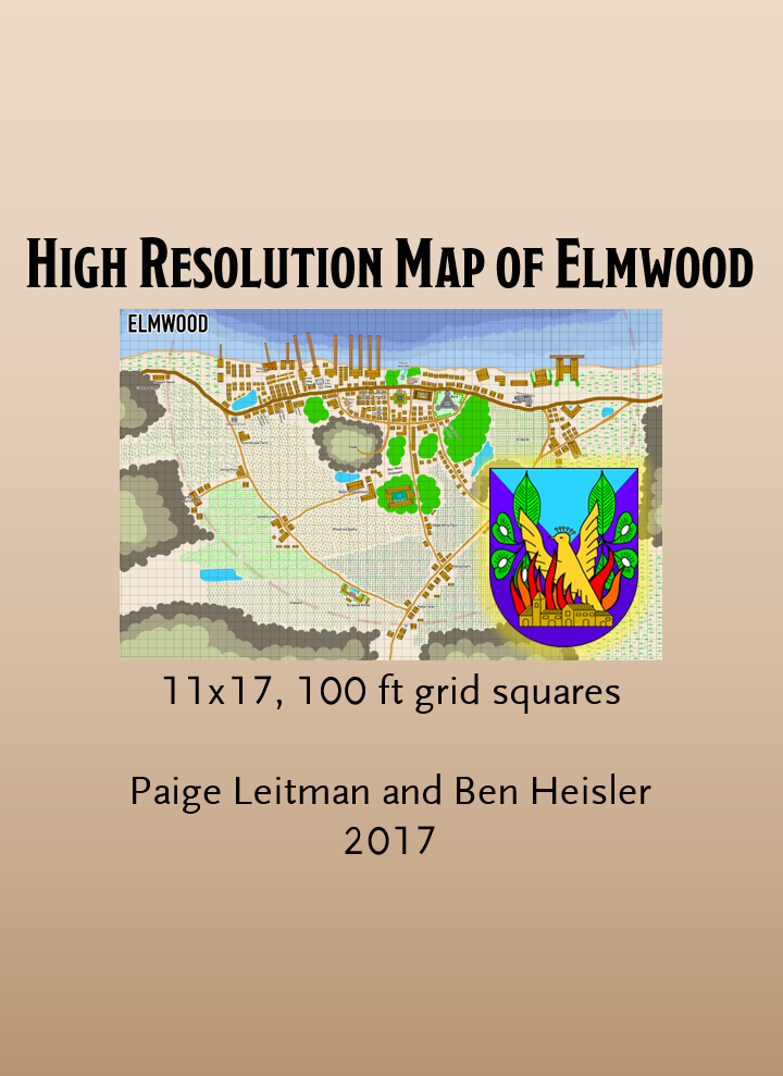 Elmwood Map - High Resolution - Dungeon Masters Guild | DriveThruRPG
