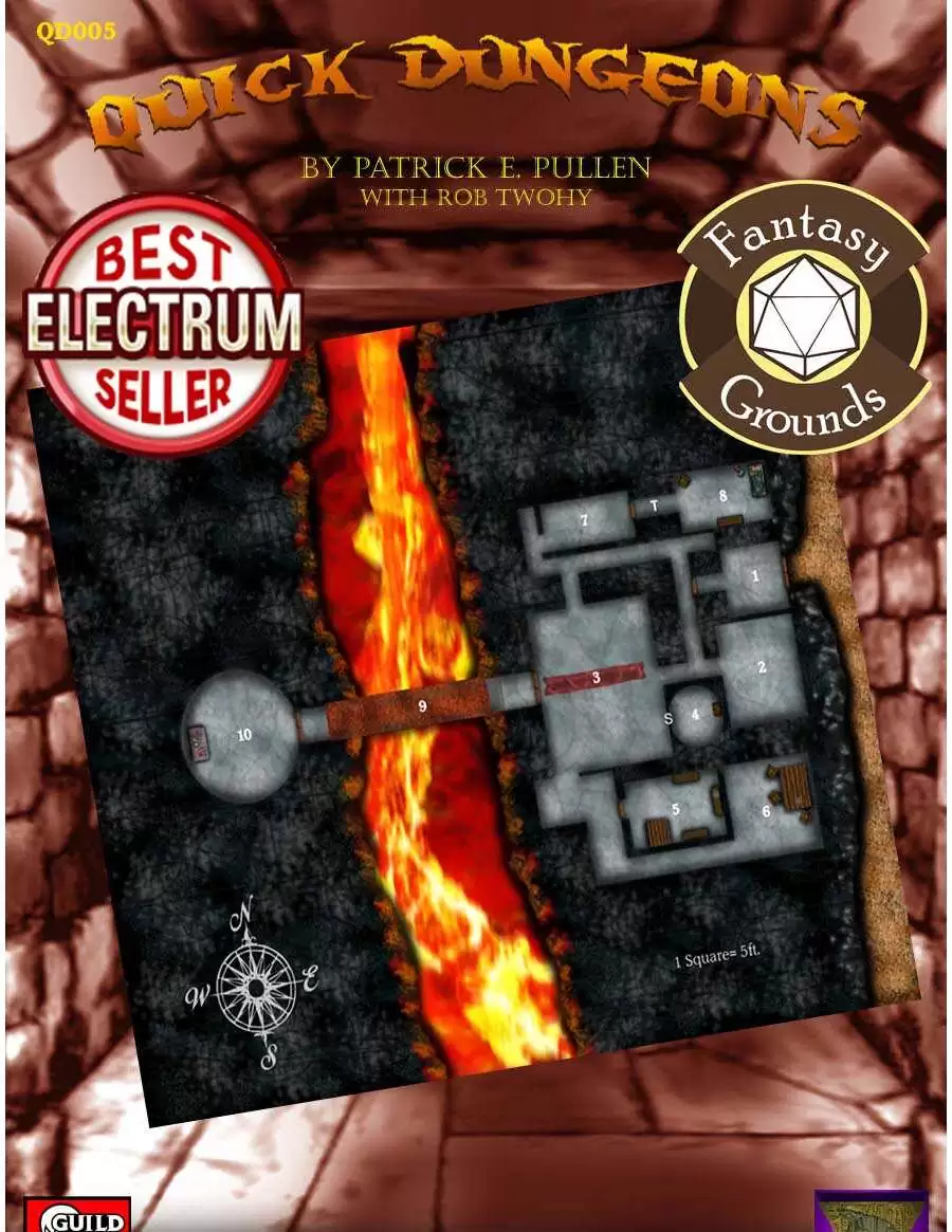 Quick Dungeons 005: Halls of Fire (Fantasy Grounds) - Dungeon Masters ...
