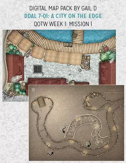 DDAL 7-01: Maps - A City on the Edge: Mission 1 - Dungeon Masters Guild | DriveThruRPG