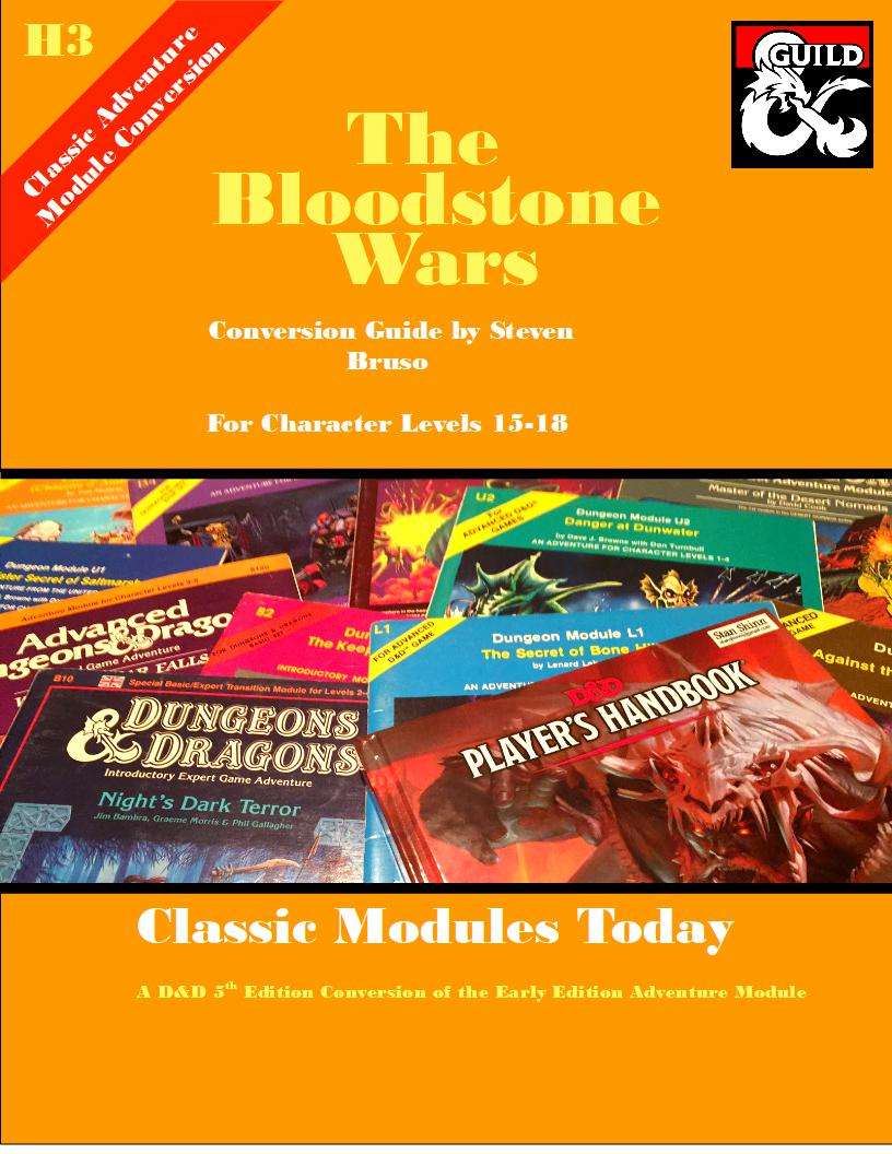 Classic Modules Today: H3 The Bloodstone Wars (5e) - Dungeon Masters ...