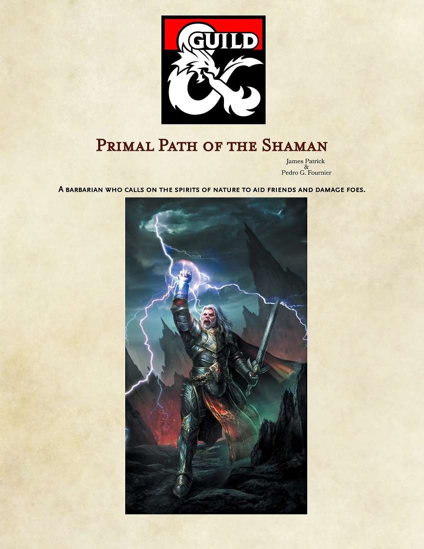 Primal Path of the Shaman - Dungeon Masters Guild | DriveThruRPG