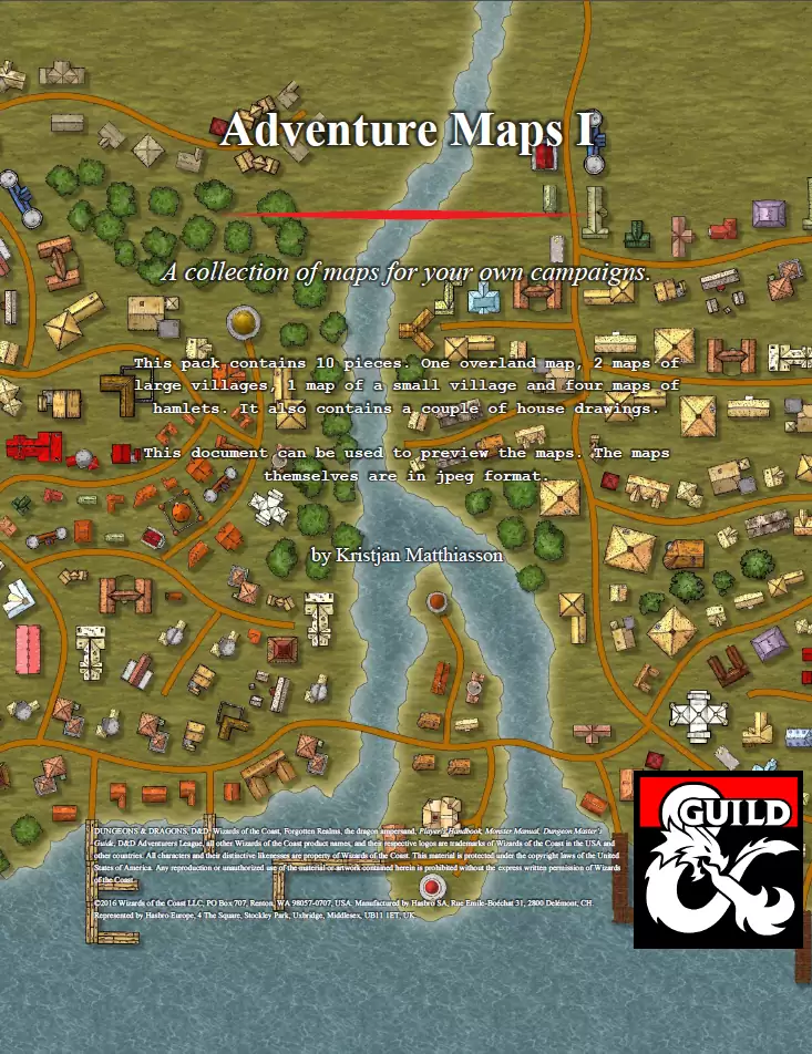 Adventure Maps I - Dungeon Masters Guild | DriveThruRPG